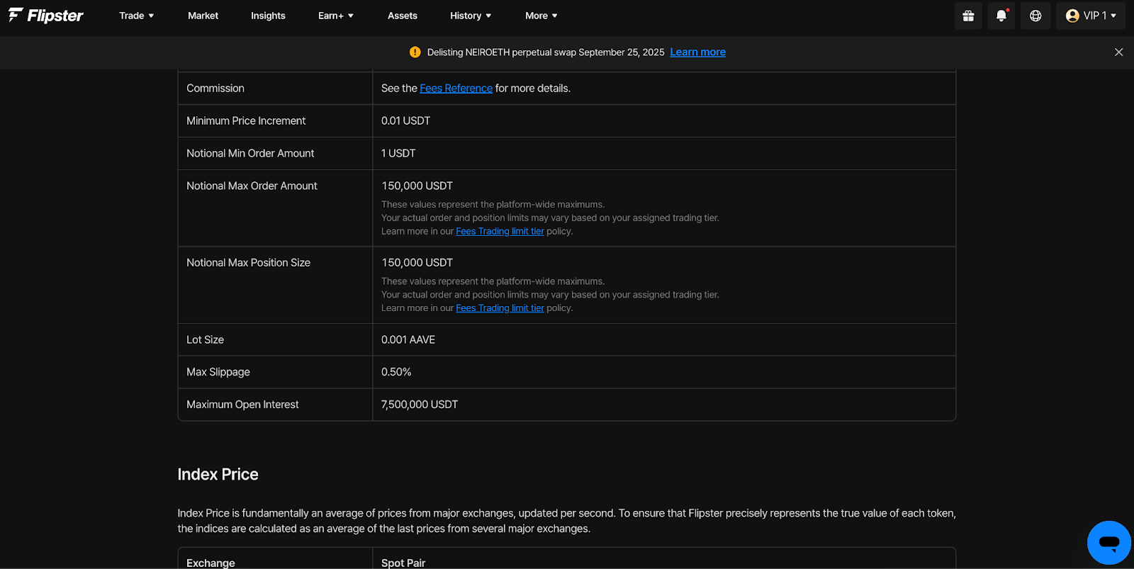Max Slippage Explained – Flipster