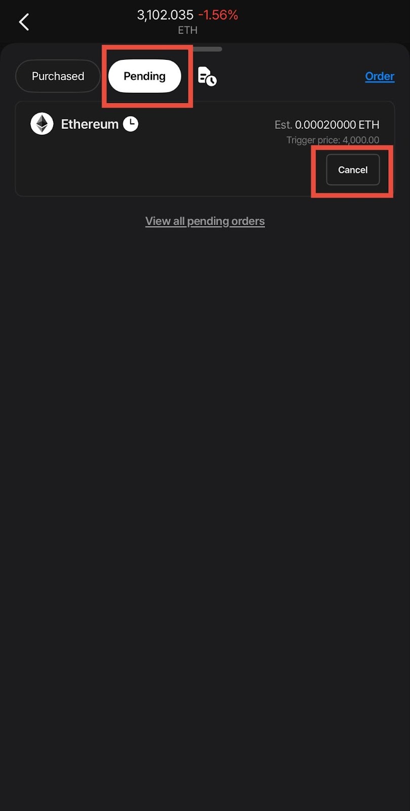 How to Cancel Spot Pending Orders – Flipster
