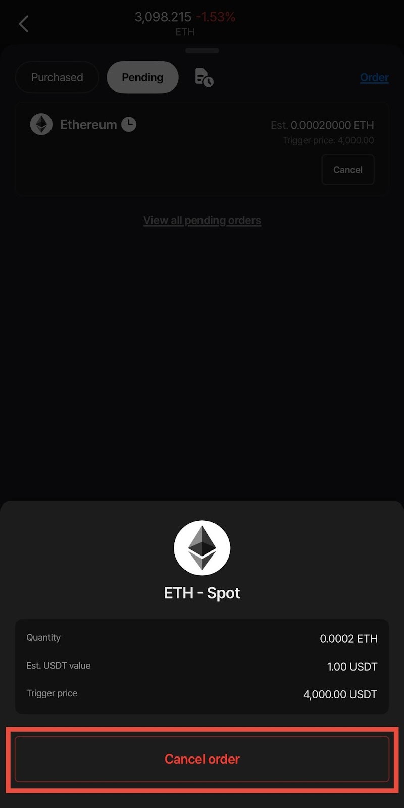 How to Cancel Spot Pending Orders – Flipster